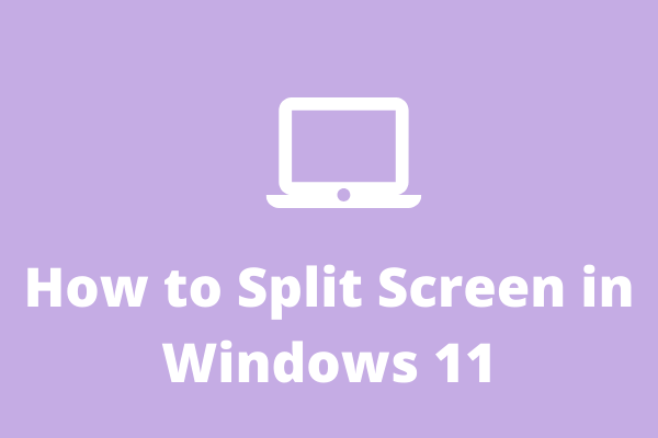 How to Split Screen in Windows 11 for Multitasking - MiniTool MovieMaker
