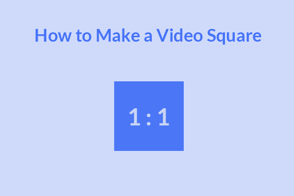 How to Make a Video Square with Different Square Video Makers ...