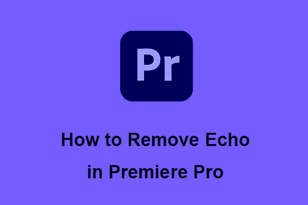 How To Remove Echo In Premiere Pro Step by Step Guide MiniTool 