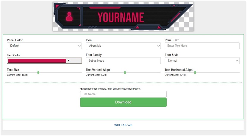 Twitch Panel Maker Makes Your Channel Attractive and Distinctive