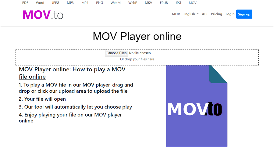How to Play MOV Files Online Using Two Useful Methods