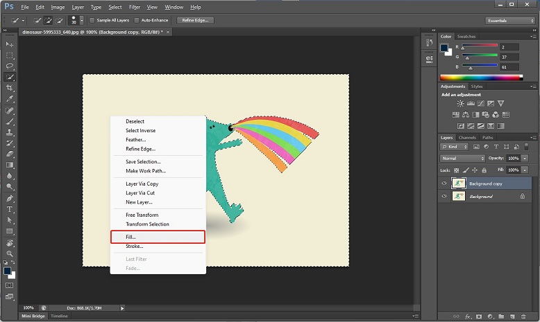 A Guidance on How to Change Background Color in Photoshop