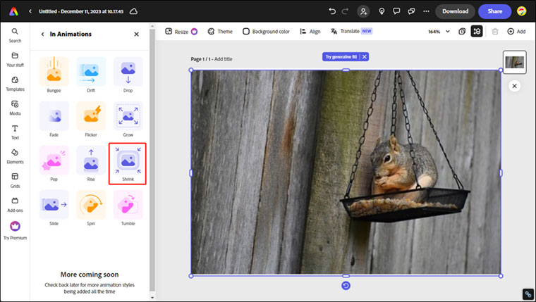 How to Make a Picture Move with Animation or Motion Effects