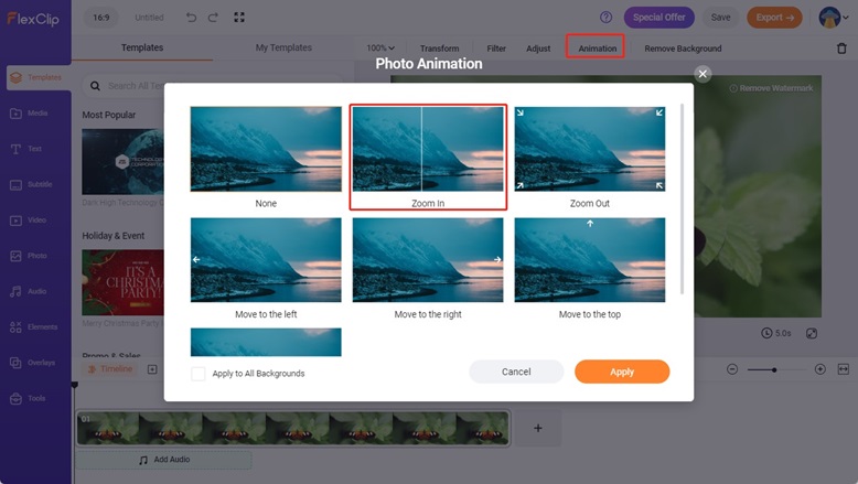 How to Make a Picture Move with Animation or Motion Effects