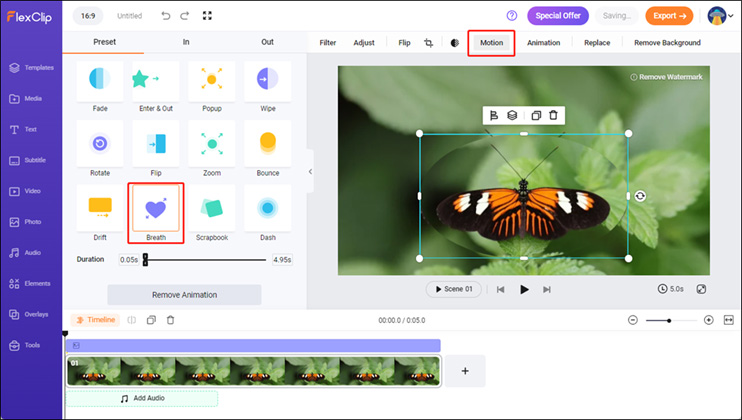 How to Make a Picture Move with Animation or Motion Effects