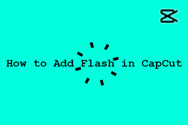 How to Add Flash in CapCut? See This Guide