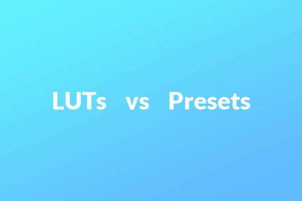 LUTs vs Presets | See a Detailed Comparison Here