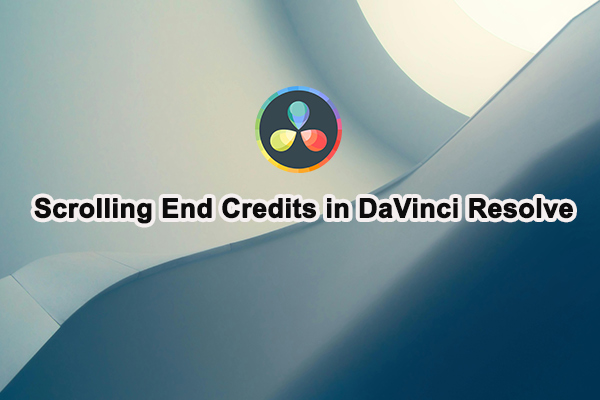 How to Make Scrolling End Credits in DaVinci Resolve