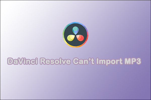 Quick And Easy Solutions To Fix Davinci Resolve Cant Import Mp3