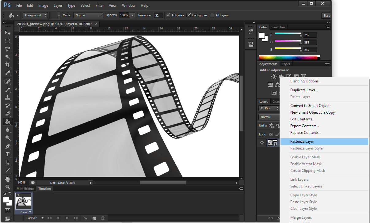 How To Rasterize A Layer In Photoshop Undo Rasterize MiniTool 