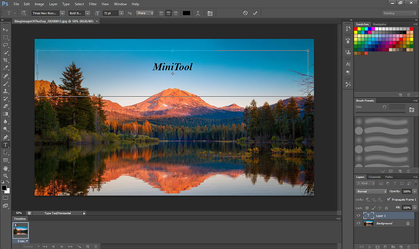 Solved How To Add Text In Photoshop MiniTool MovieMaker