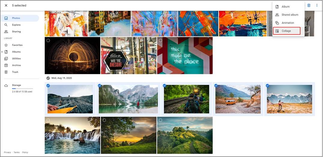 How To Make A Collage In Google Photos Complete Guide MiniTool MovieMaker
