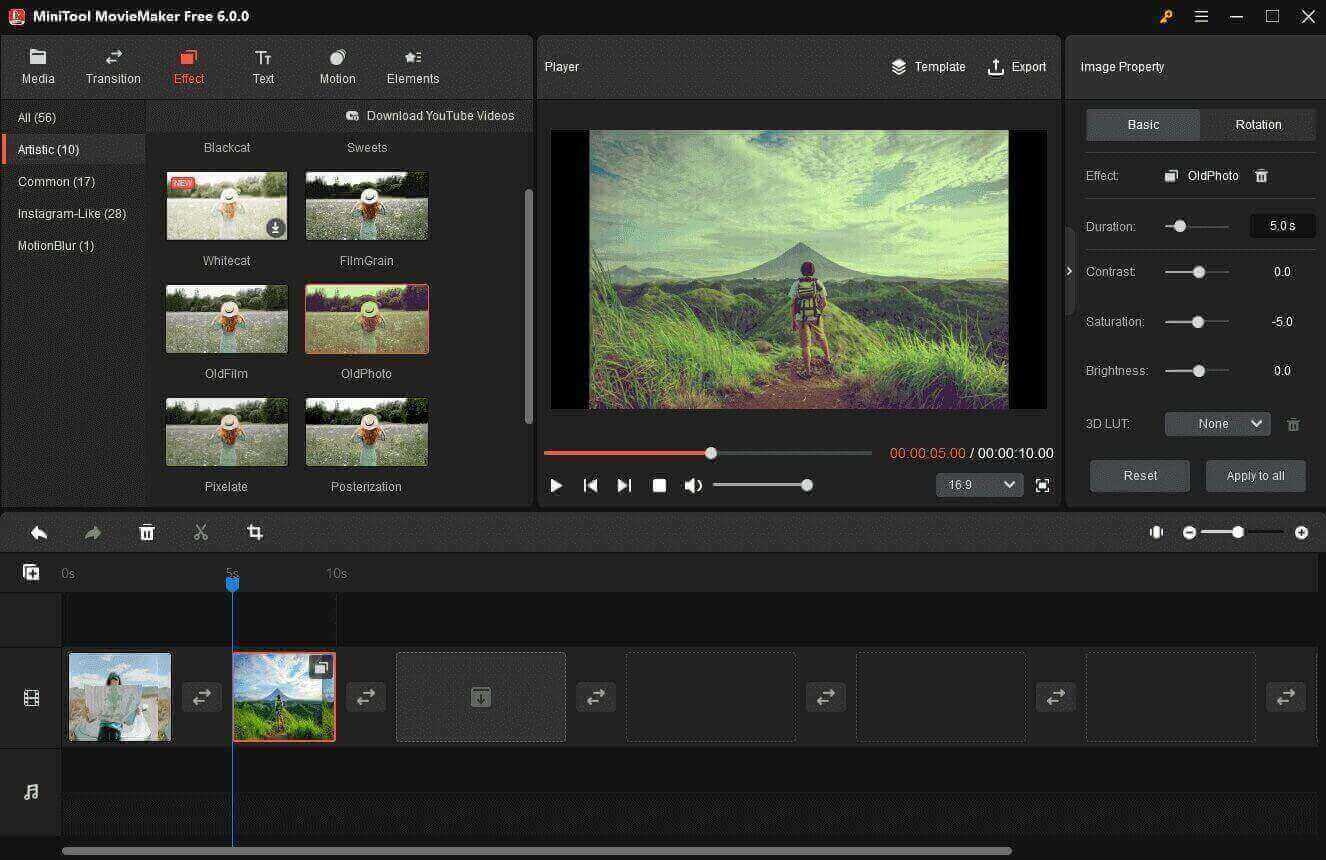 Give Your Photo A Polaroid Filter Without Polaroid Camera Minitool