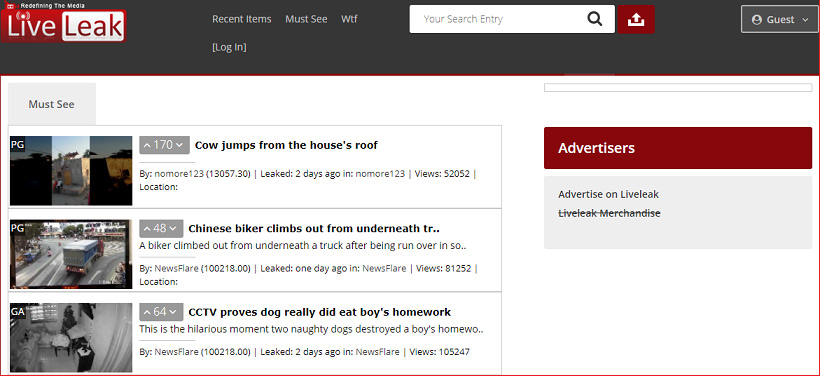 ¡Las mejores alternativas a LiveLeak para ver vídeos impactantes ...
