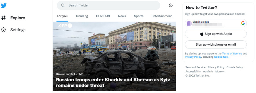 Guía rápida de cómo ver Twitter sin una cuenta - MiniTool MovieMaker